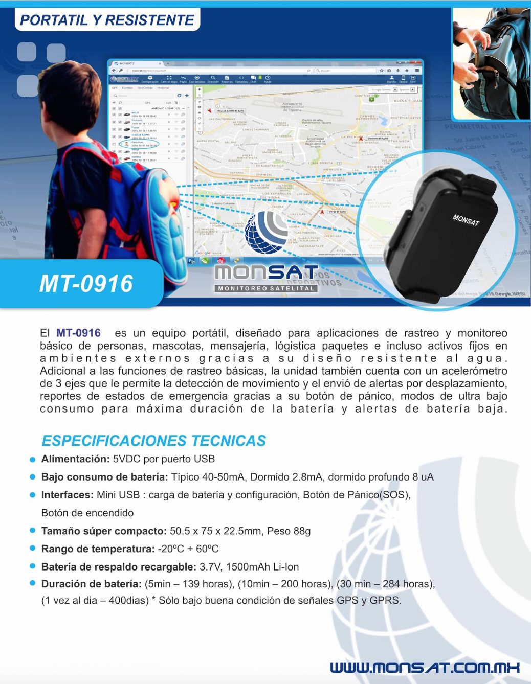 GPS Portátil – MONSAT